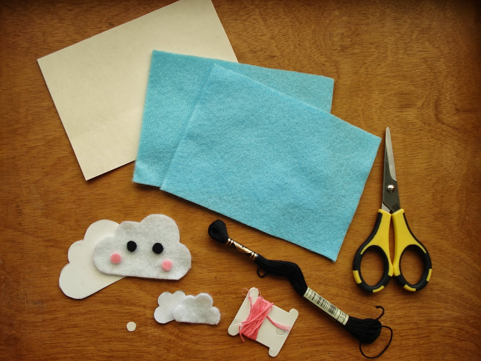 cupcake cutie: #dolls house makeover: miniature felt cloud rug {free ...