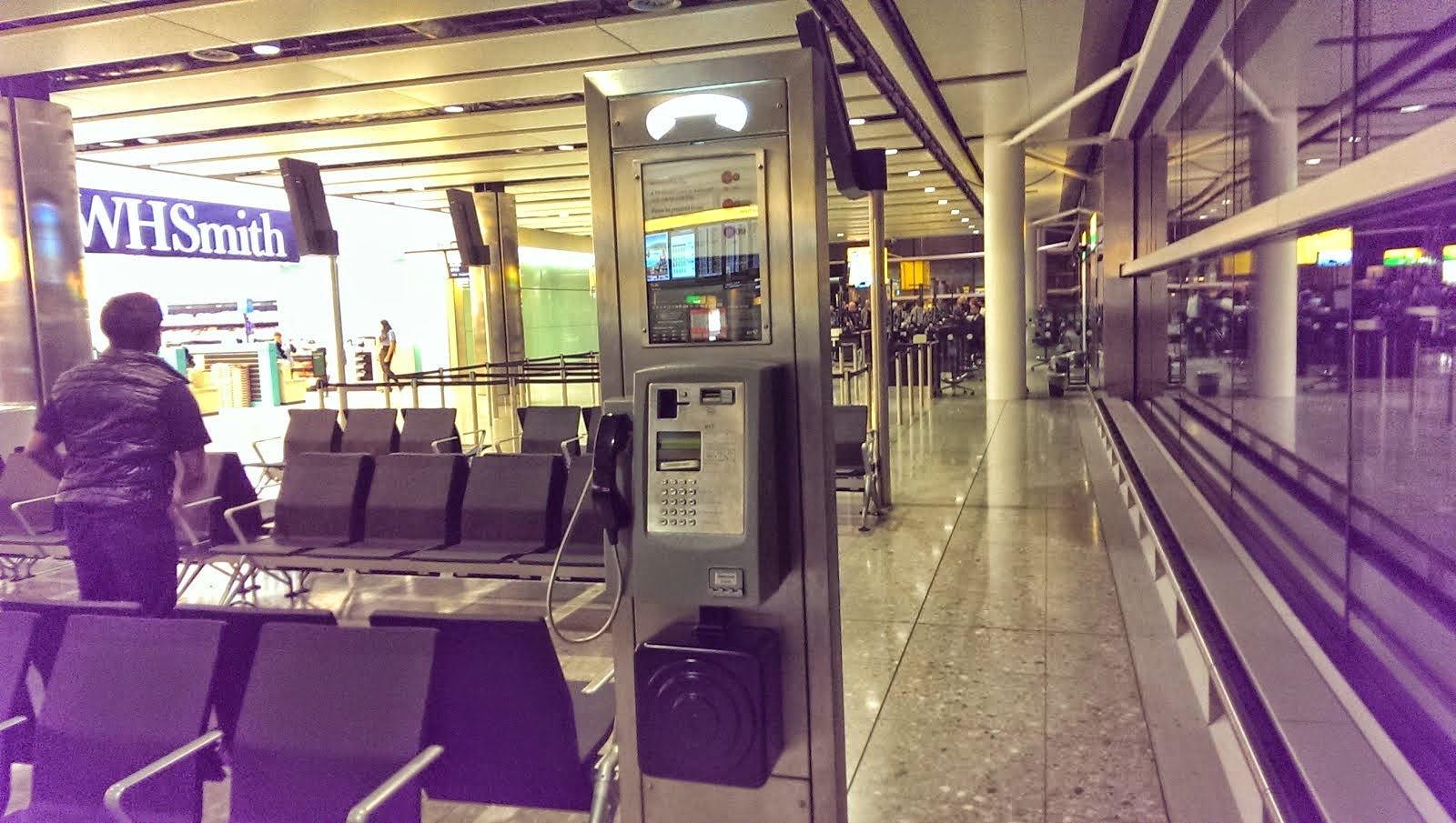 PayPhoneBox: +4420885649953, Seating Area Near WH Smith, Gate Level ...