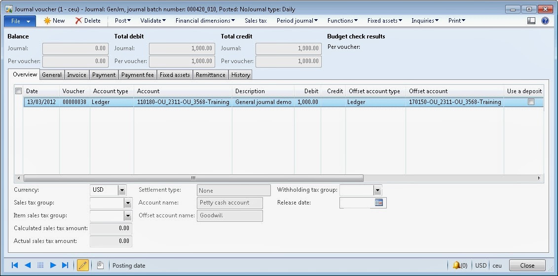 Iace Technologies and Services: Creating a general journal Posting a ...