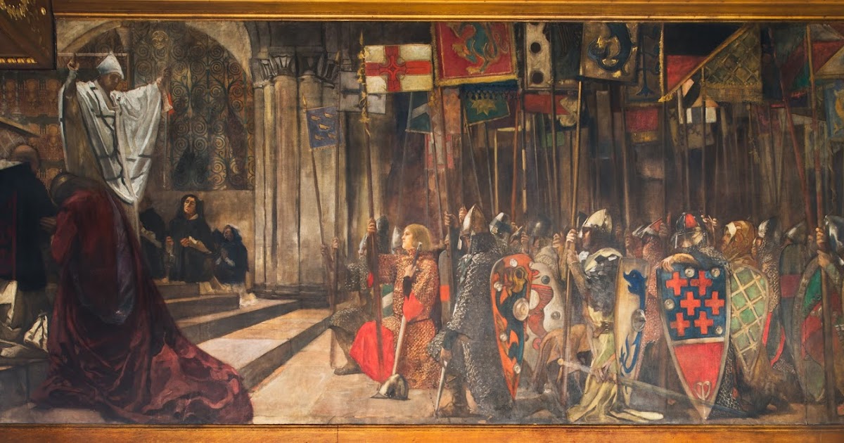 Edwin Austin Abbey: The Quest for the Holy Grail, part 4 - The knights ...