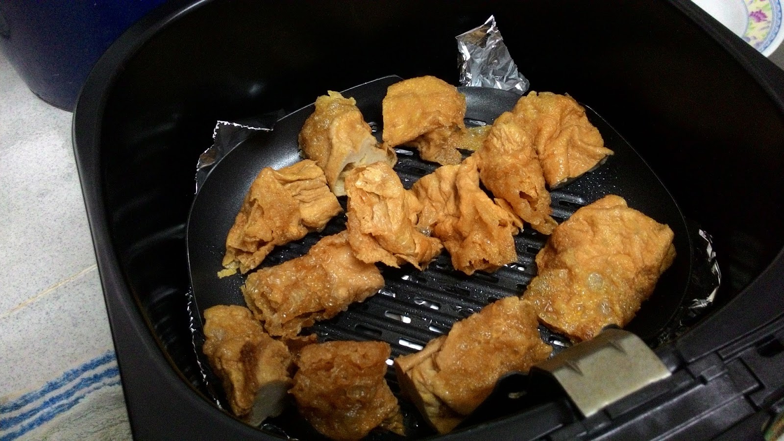 My Cooking Recipe : 空炸腐竹 Air Fry Fu Chok