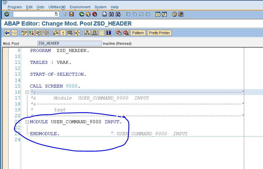 SAP TECH: Module pool programming using SE38