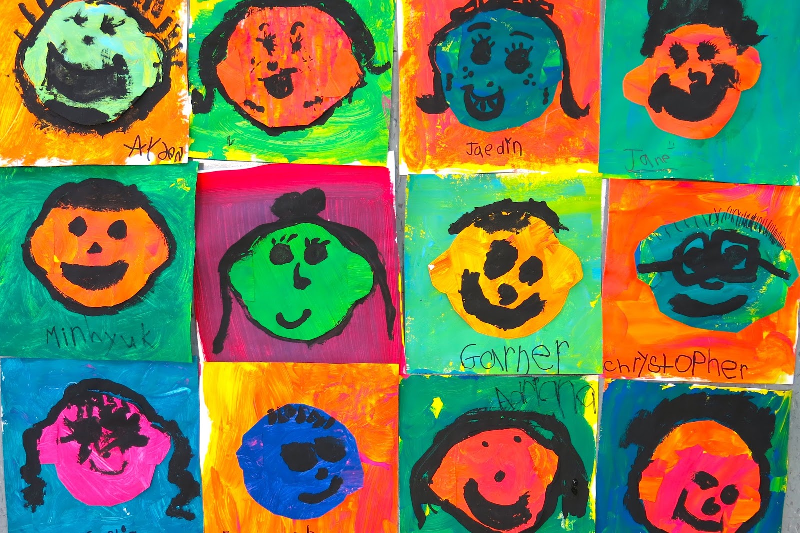 Cassie Stephens: In the Art Room: Self Portrait Mural Inspired by Todd ...