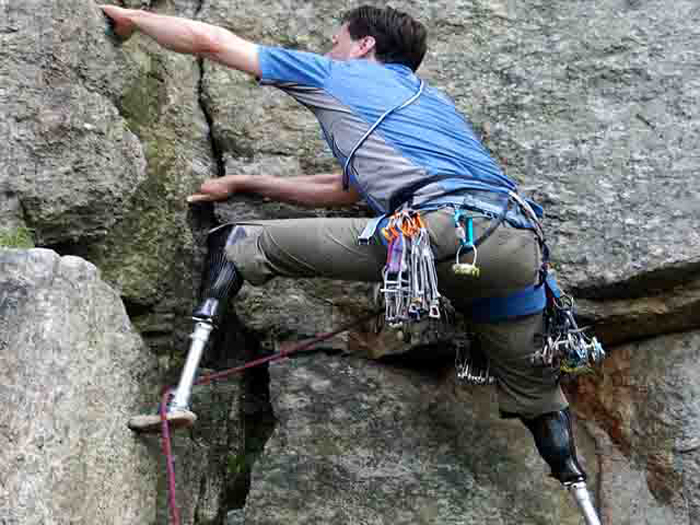 The Story of Hugh Herr : An American rock climber, engineer, and biophysicist