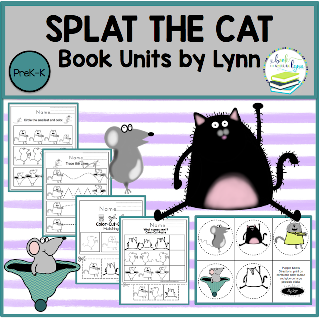 SPLAT THE CAT. FREE ~ Book Units by Lynn
