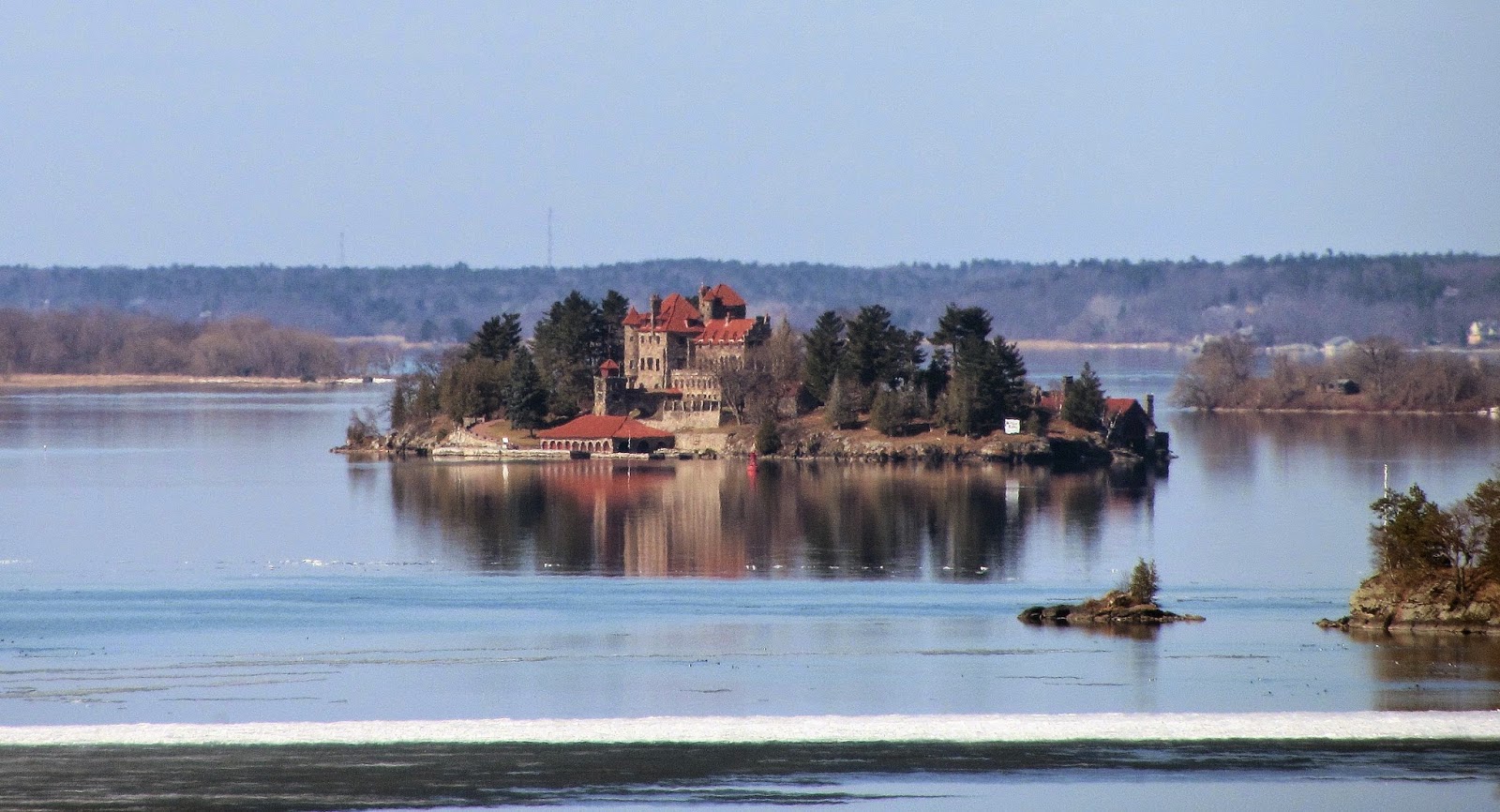 Singer Castle Blog & More: Springtime shots of Singer Castle on Dark Island