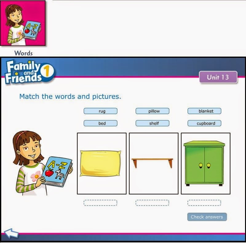 My bilingual class: Unit 13: Tidy up! (vocabulary game)
