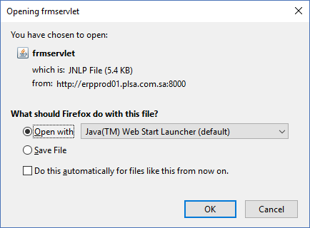 User Experience while using Java Web Start in Oracle E-Business Suite ...