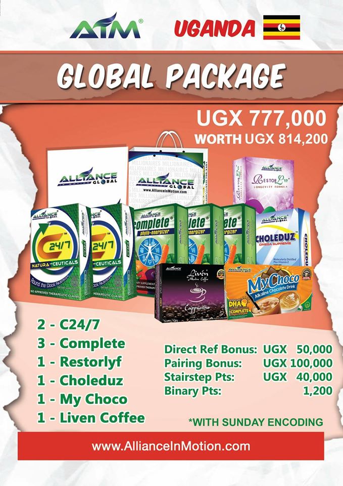 AIM GLOBAL UGANDA NEW GLOBAL PACKAGE AND PRICELIST | AL CABILDO SITE