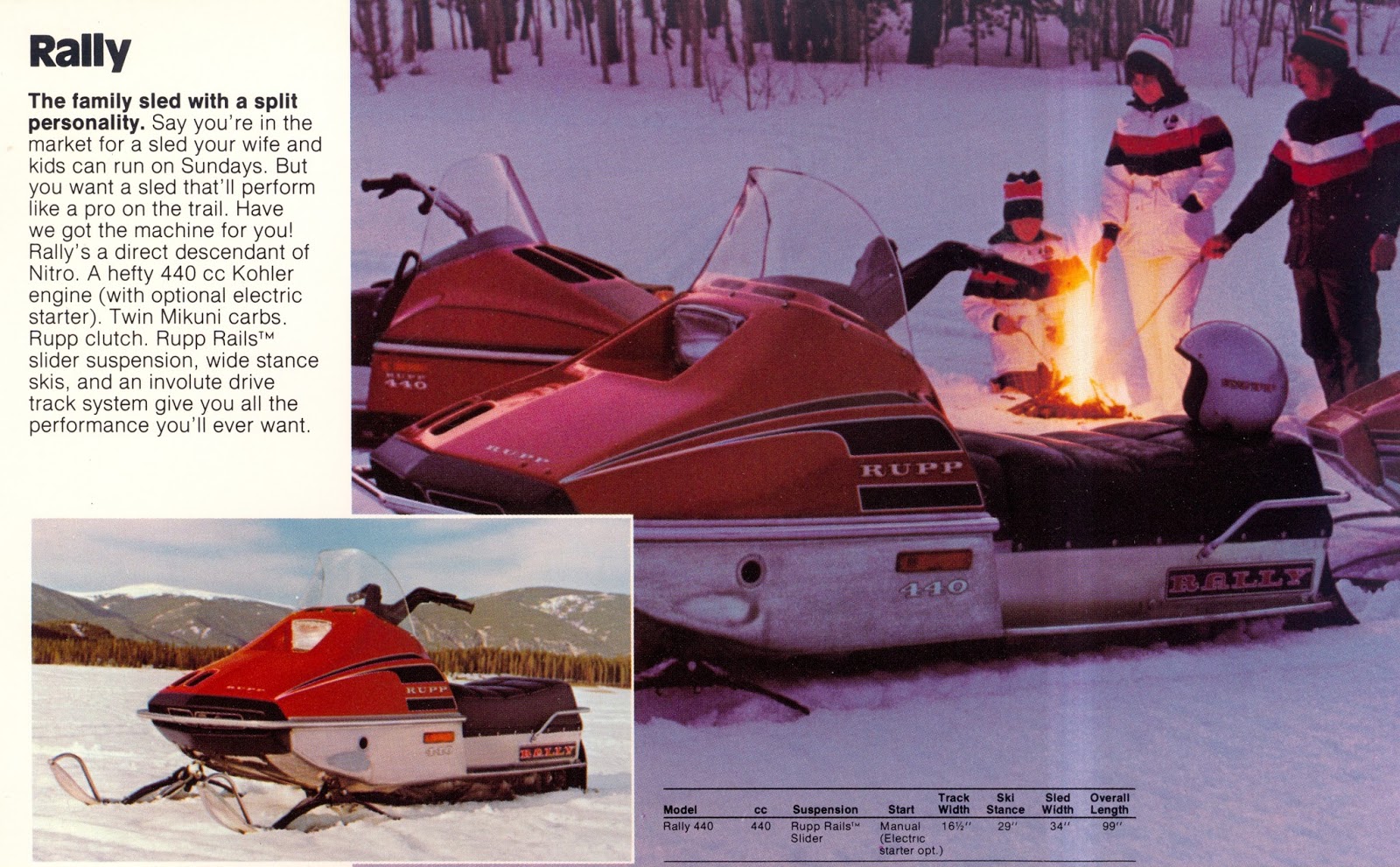 CLASSIC SNOWMOBILES OF THE PAST: 1976 RUPP RALLY SNOWMOBILE