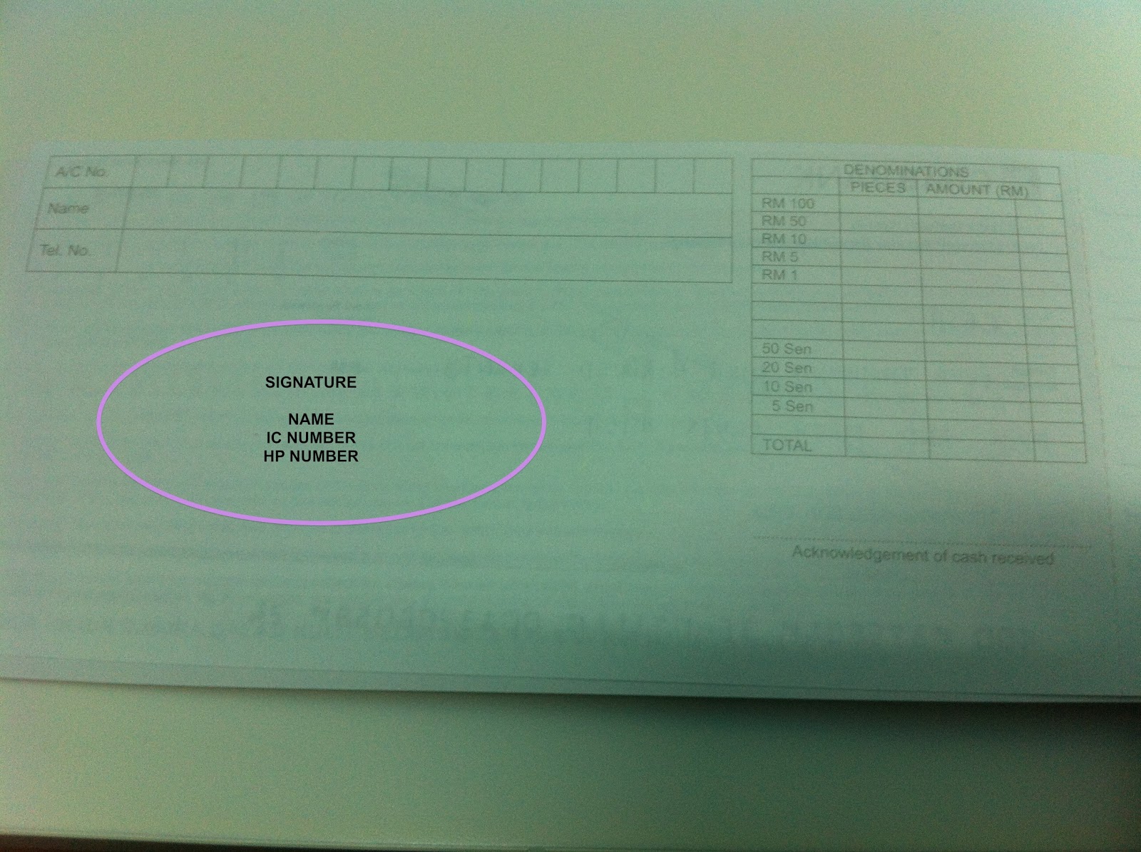 Magic Porridge Pot: How to "open" a cheque