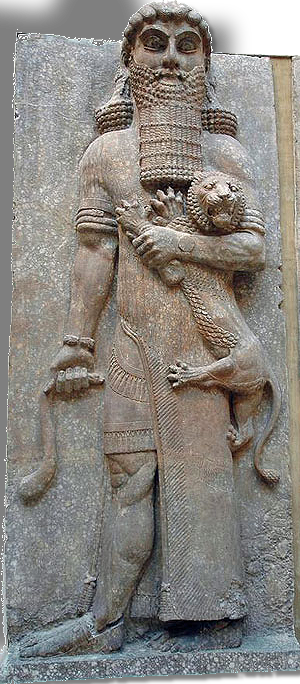 Lorem Ipsum: Gilgamesh relief at the Louvre