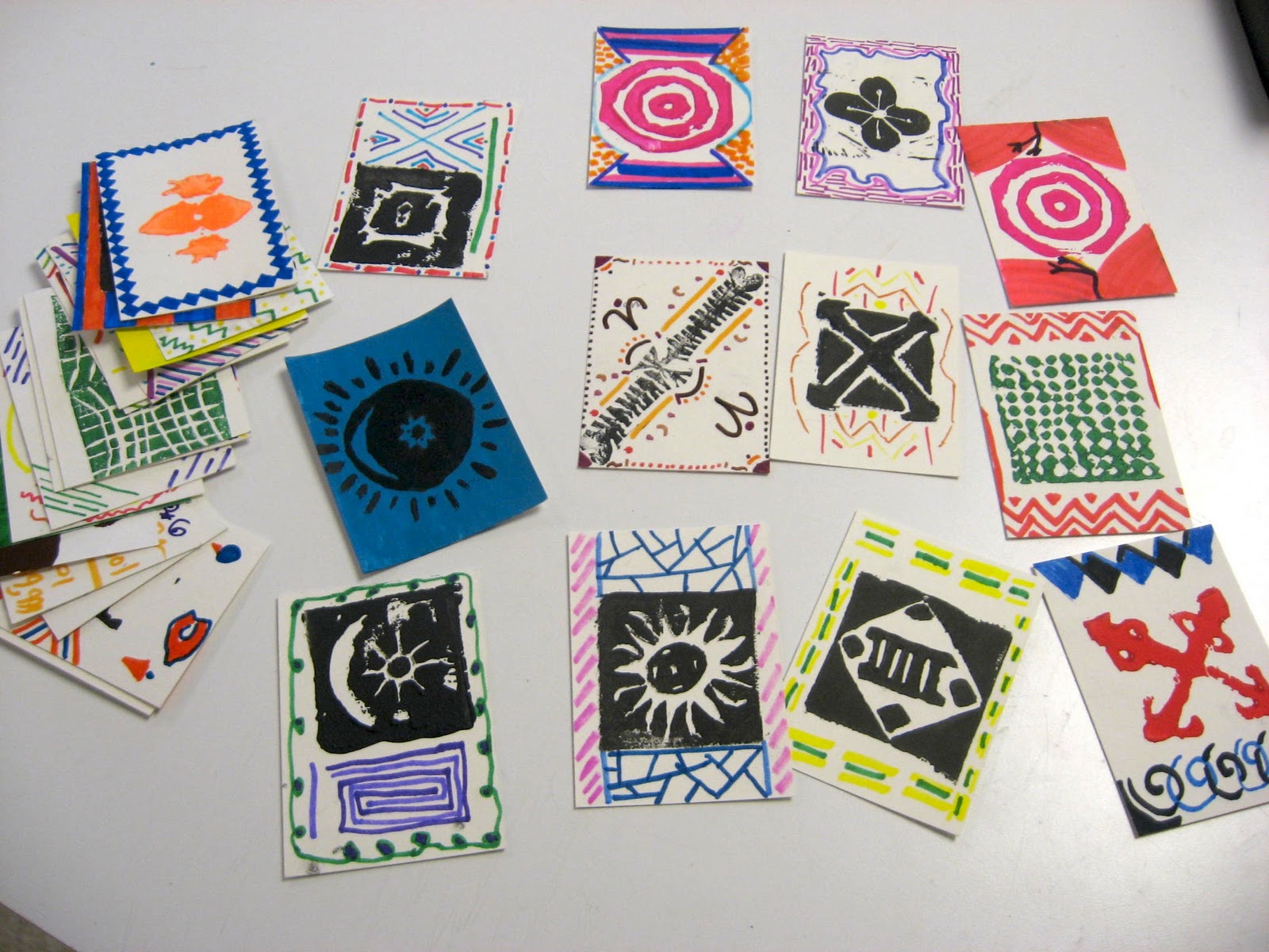 Art is Basic-- Art Teacher Blog: Artist Trading Cards