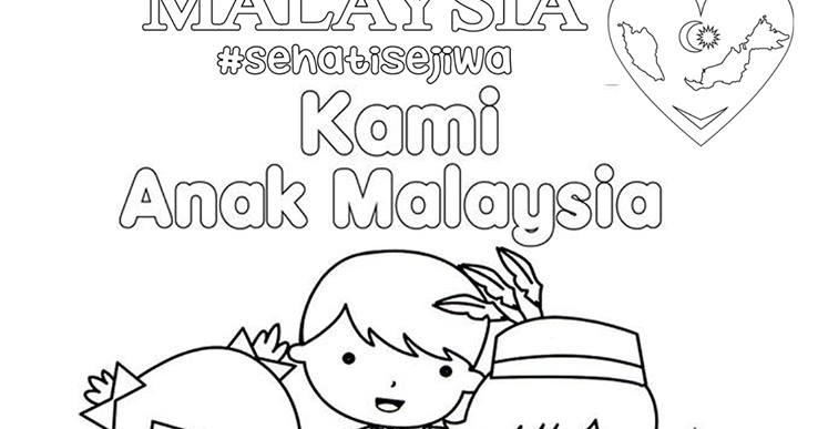 Gambar Mewarnai Perpaduan Kaum Di Malaysia