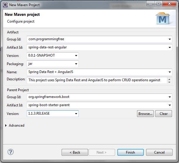 Crud Using Spring Data Rest And Angularjs Using Spring Boot Programmingfree 8301