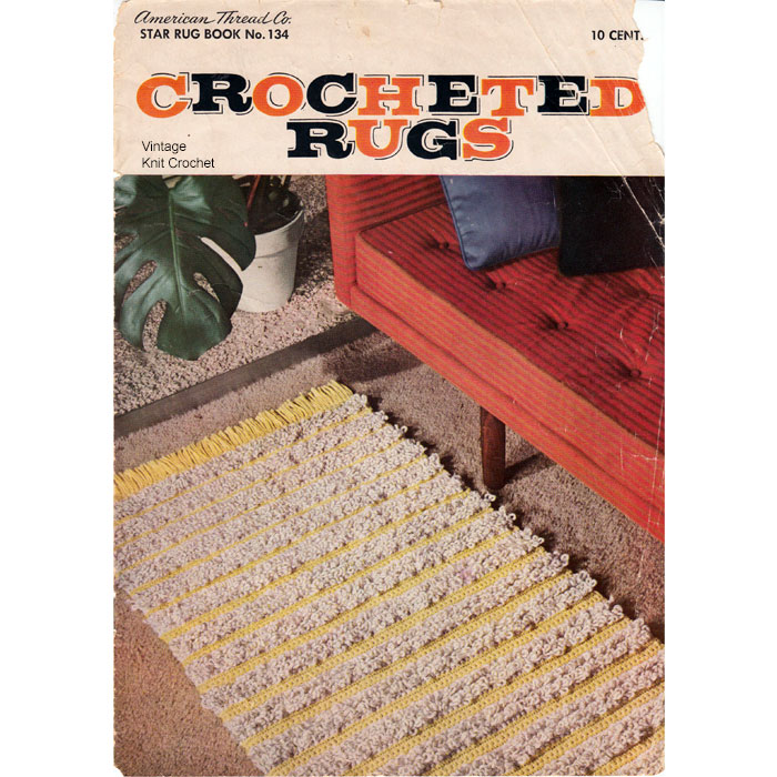 Vintage Knit Crochet - Bits of History: Aunt Lydia's Heavy Rug Yarn ...