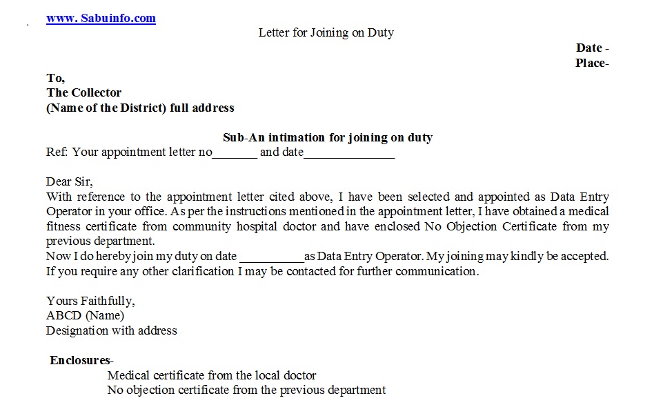 How To Write A Joining Letter how-to-write-a-joining-letter