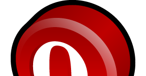 Icono 3D del navegador Opera