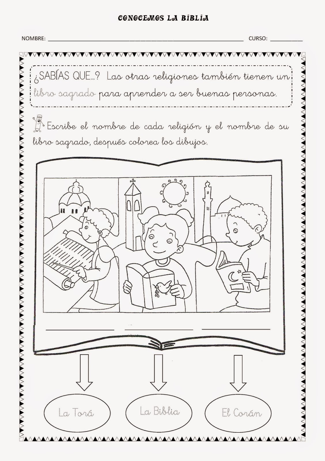 Aprendemos en reli: TEMA 2 - SEGUNDO DE PRIMARIA