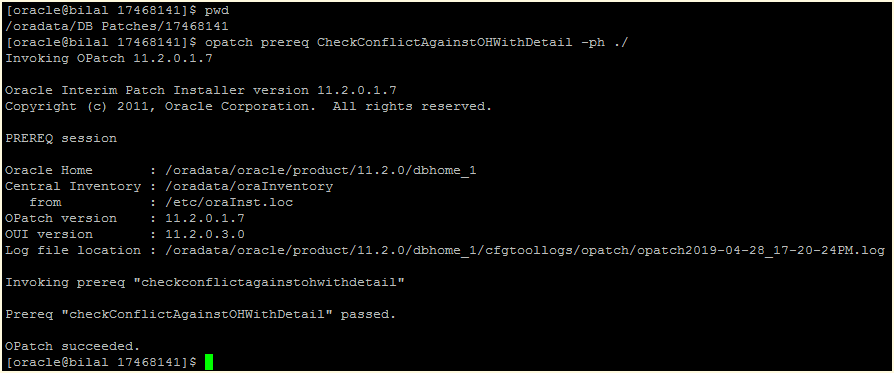 Applying database Patch (Opatch) | Apps Dba