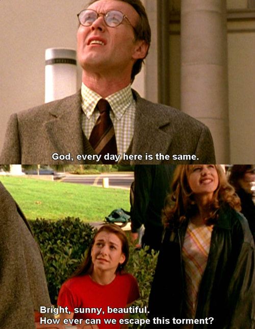 Robin - I love Giles complaining about the Sunnydale weather because I ...