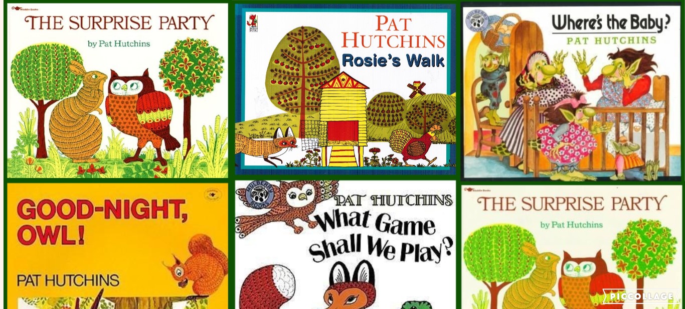 Momo celebrating time to read: Pat Hutchins