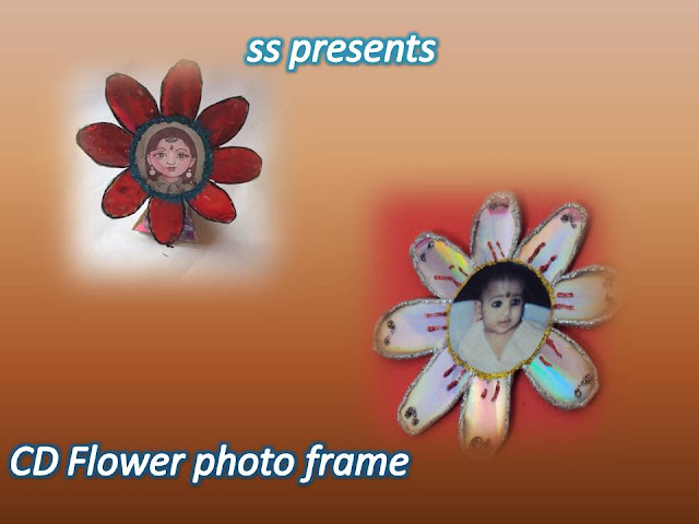 How to make cd photo frame | SSARTSCRAFTS