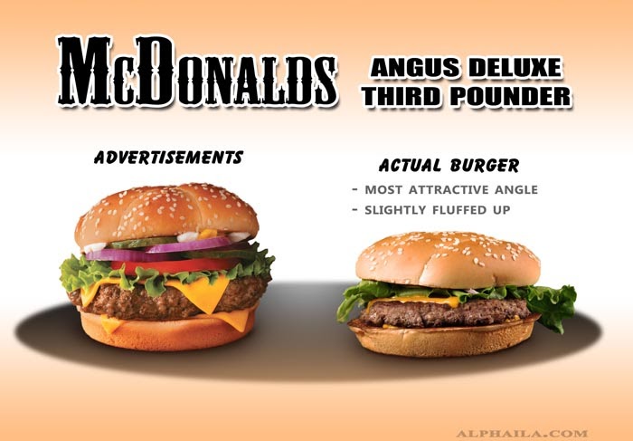 What You Really Get: McDonalds - Angus Deluxe
