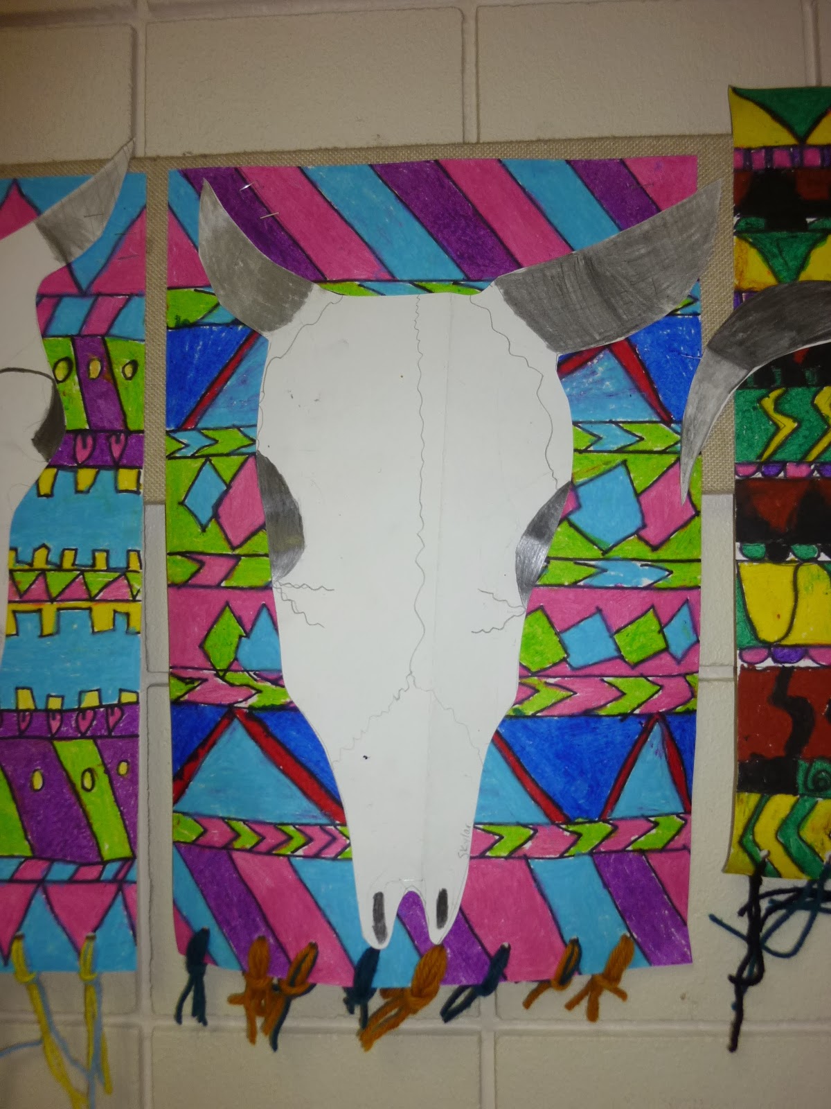 Mrs. Werner's Art Room: 4th Grade O'Keeffe Skulls