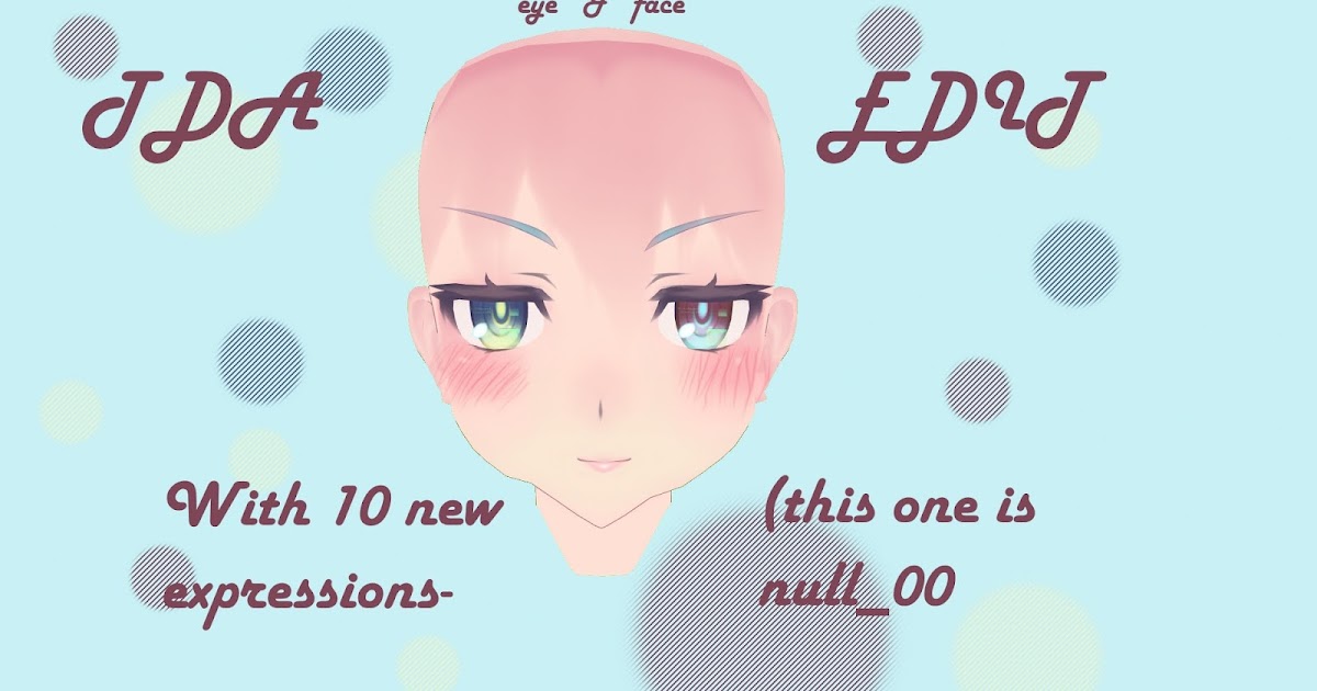 ~MMD Shop~: MMD Facial expressions AND heterochromia edit DL