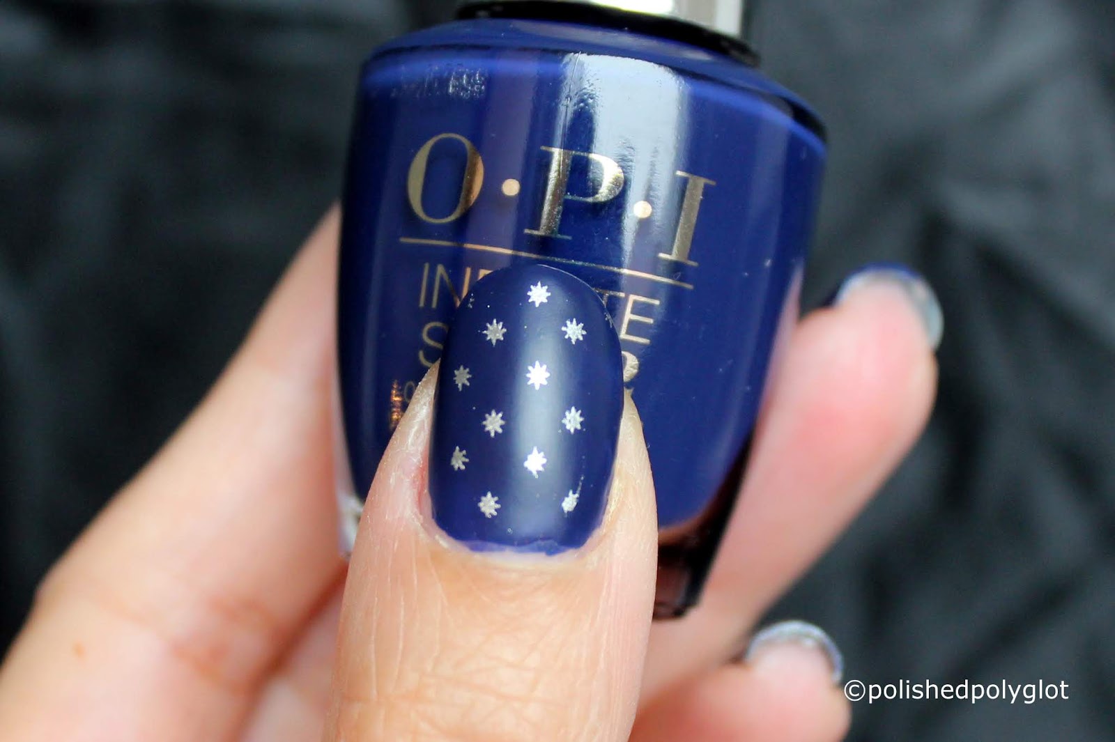 Nail art │ Starry Night Nail design / Polished Polyglot