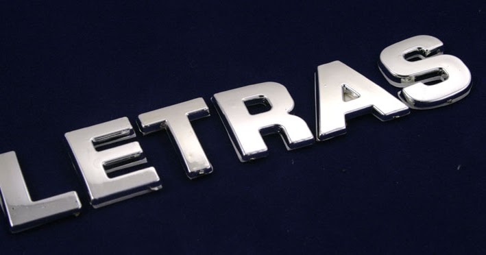 grafiZona Impresión Digital: Letras Resaltadas Plásticas Cromadas con ...