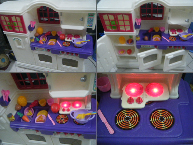 MommysLove4Baby143: LITTLE TIKES COUNTRY VICTORIAN KITCHEN W/ SIZZLING ...