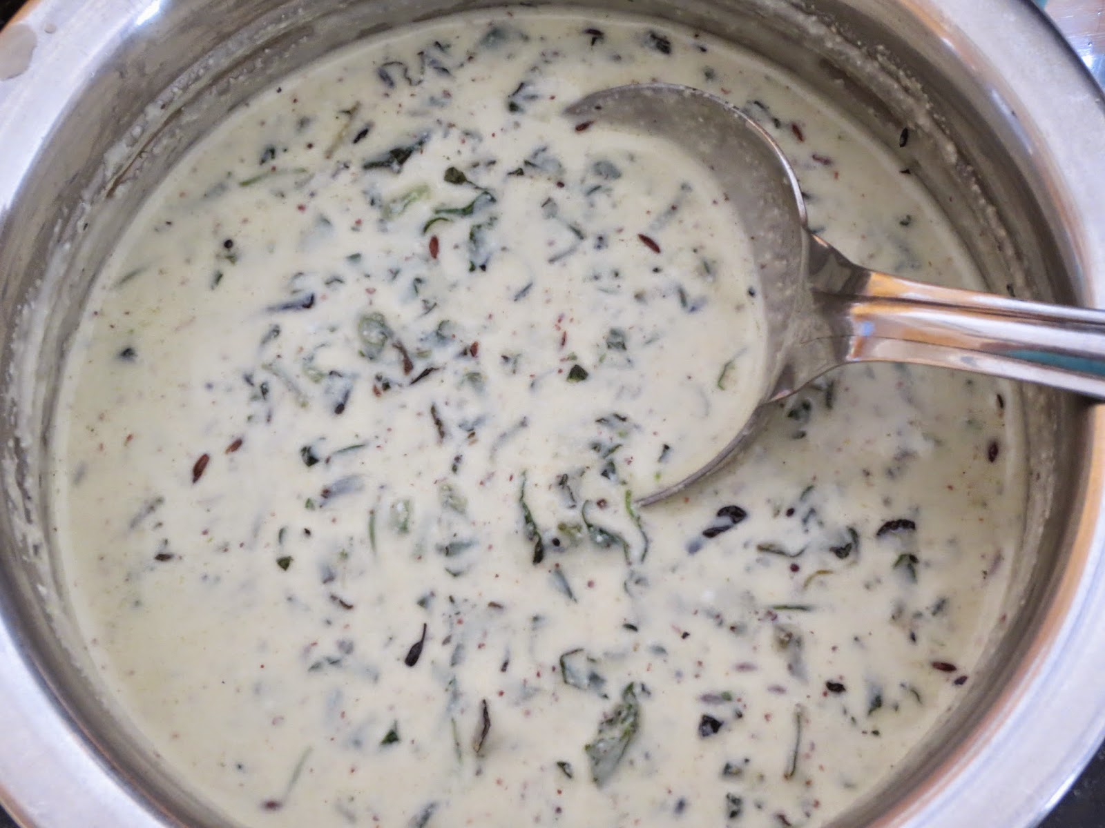 Harive soppu sasive / Amaranthus in mustard curry ~ Enjoy cooking