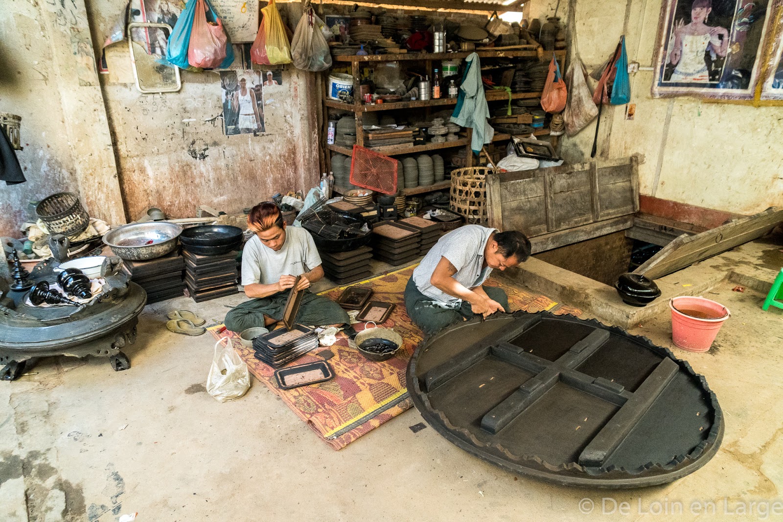 Birmanie - jour 13 : Bagan - plaine centrale et artisans de la laque