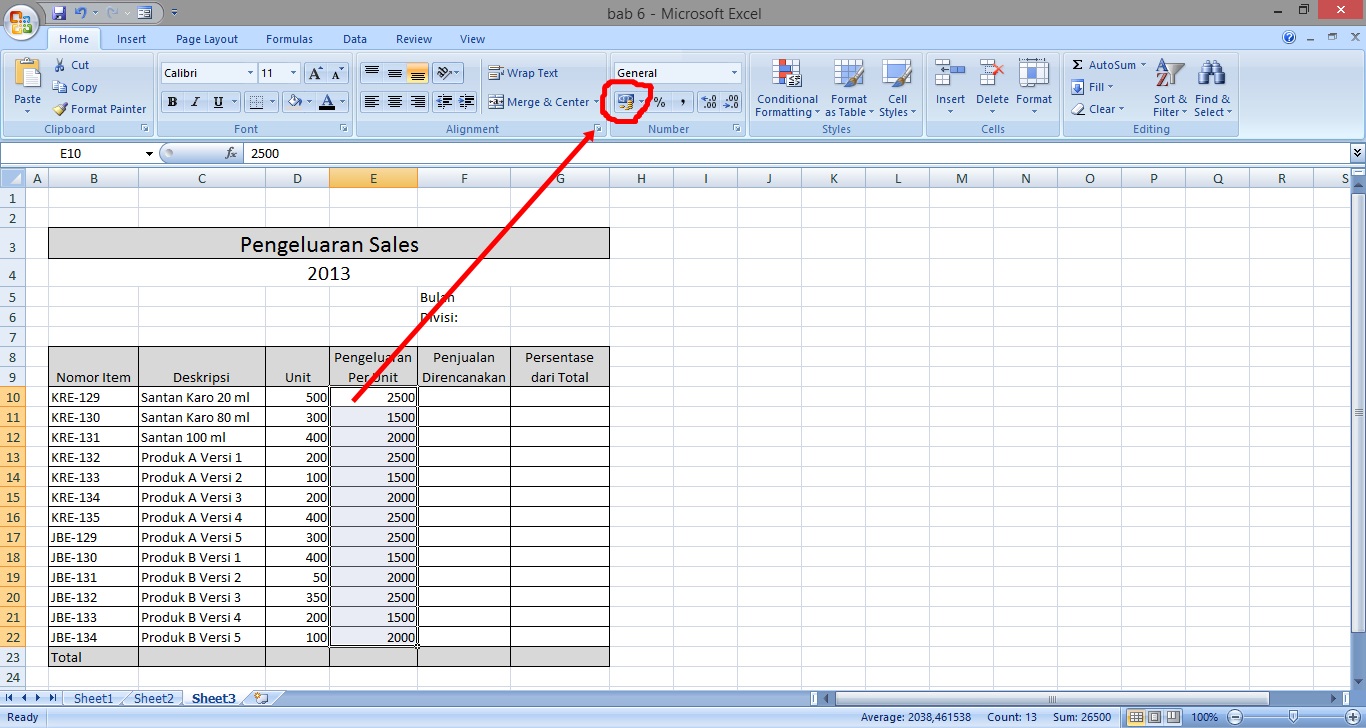 LAPORAN EXPENSE/PENGELUARAN