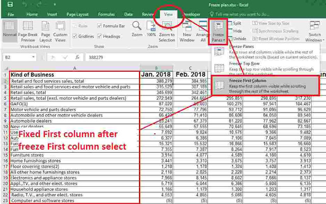 How To Manage Freeze Pane in Excel | HrTech-TutorialsPoint