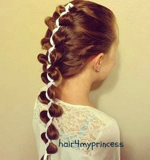French (Dutch) Loony Ribbon Braid, Cute Hairstyles | Hairstyles For ...