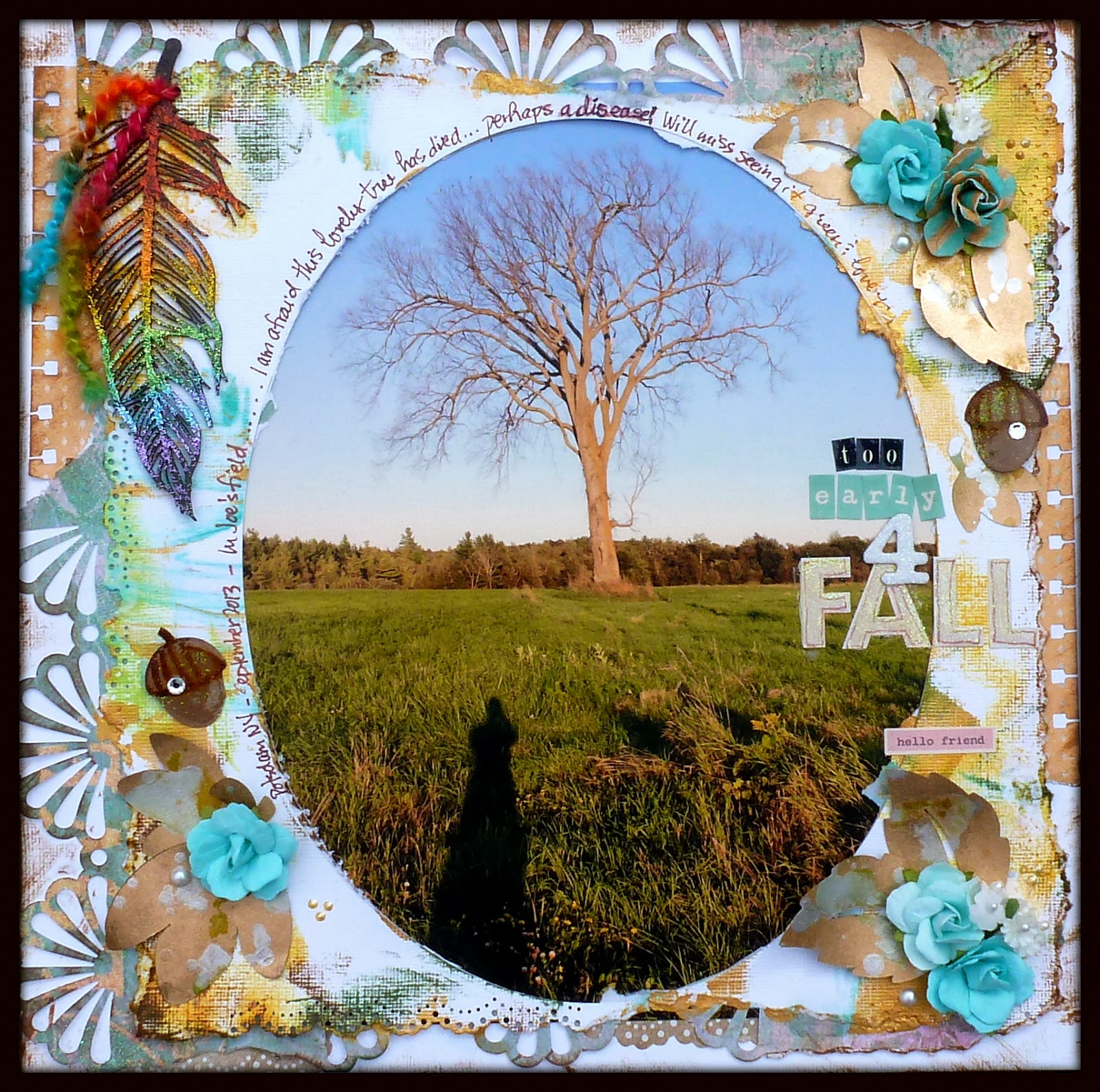 Mitralee: Too Early 4 Fall: Layout for THE CUTTING CAFE