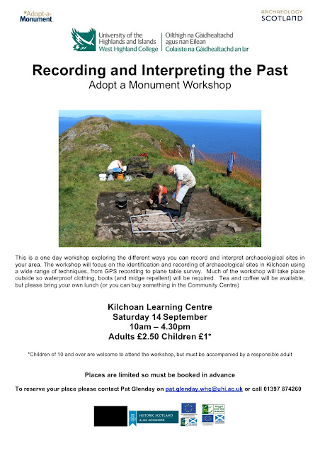 A Kilchoan Diary: Archaeology Workshop