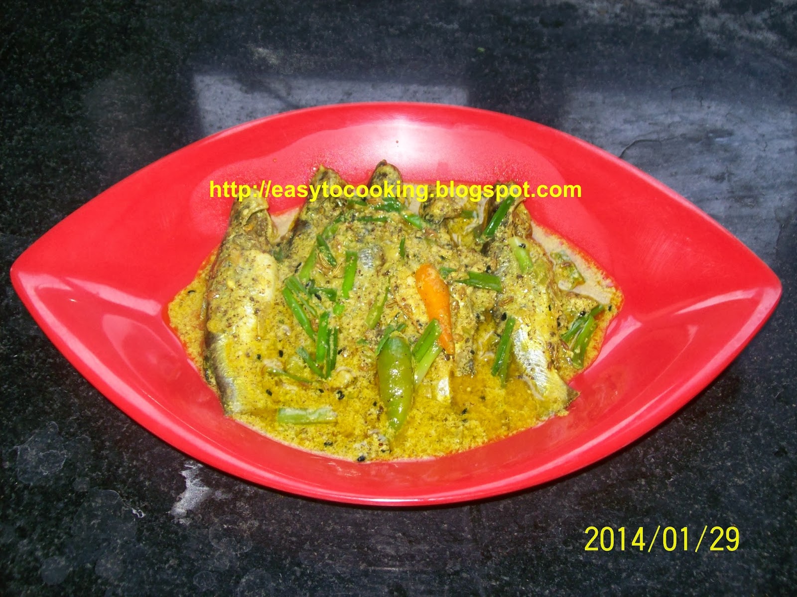 Easy Recipes For U: Tangra fish with mustard/Tangra macher peyajgach ...