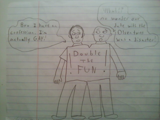 Gerald's Comics!: Conjoined Twin Comic!