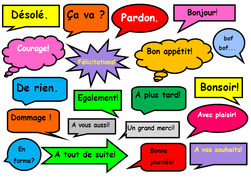 BLEU-BLANC-ROUGE: Les expressions de politesse