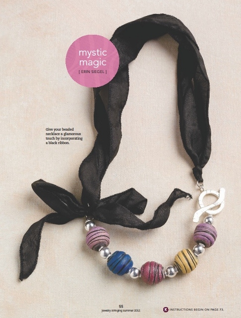 Erin Siegel Jewelry: Jewelry Stringing Magazine