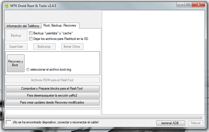 Descarga MTK Droid Root & Tools - Wen 07 Tech