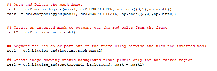 Technical: Harry Potter's magical Cloak with opencv