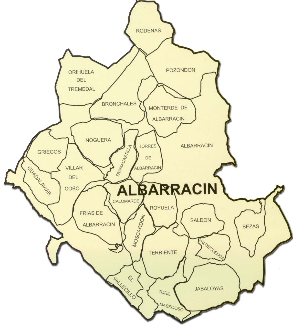 SIERRA DE ALBARRACIN: LOCALIZACION