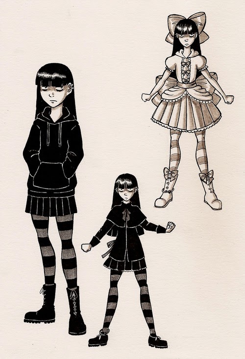 Inspired Comics: Goth Anthology - Character Designs 3