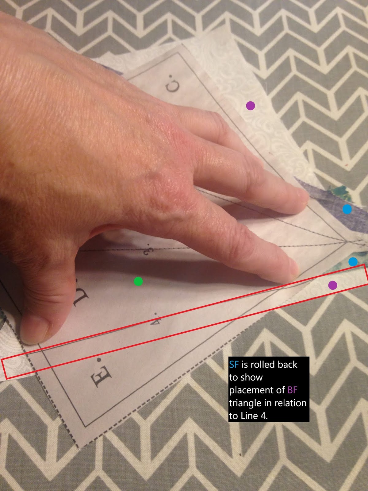 Tutorial: Paper Piecing Endless Chain Quilt Block