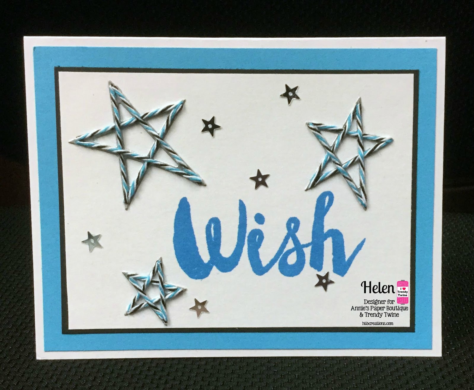 Twine It Up! by Annie's Paper Boutique : Trendy Twine - Wish Card